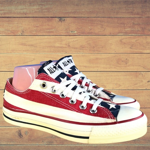 Converse | Shoes | Rare Vintage Made In The Usa Converse All Stars Low ...